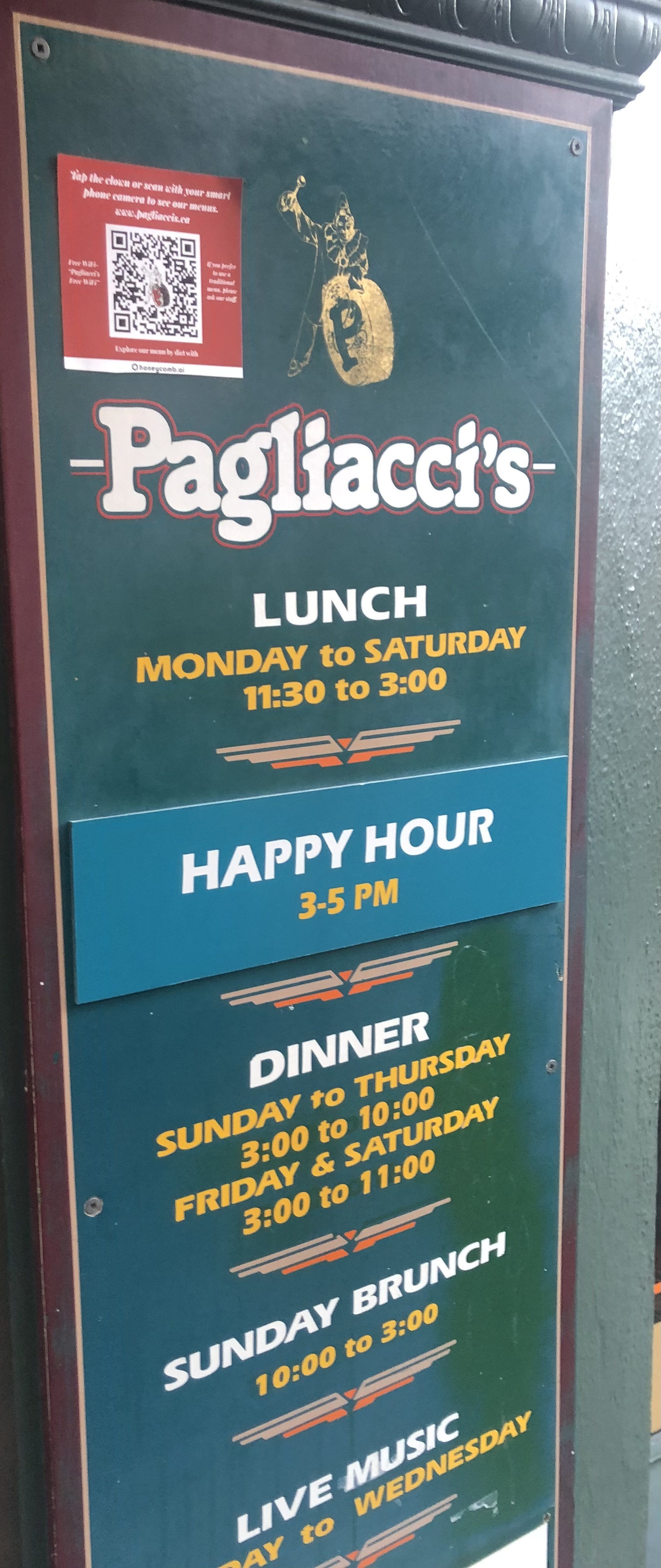 PAGLIACCI’S | MURPH..Just Saying.